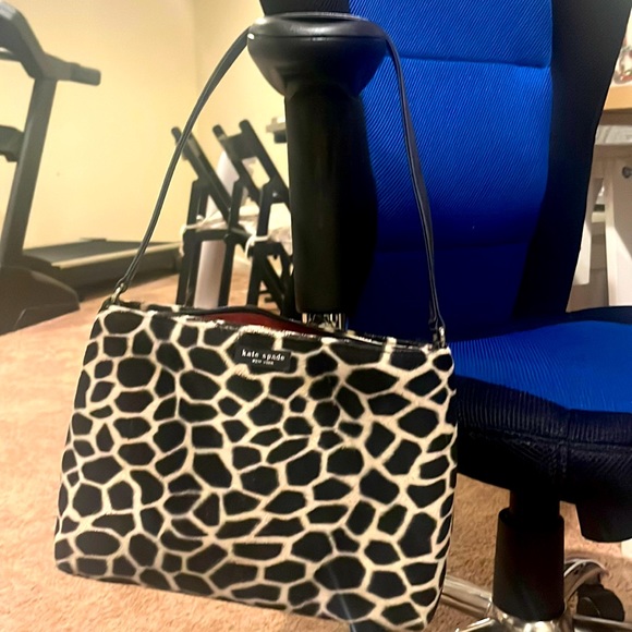 kate spade | Bags | Vintage Kate Spade Calf Hair Animal Print Shoulder ...